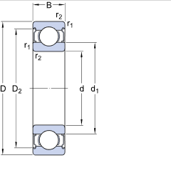 SKF 6202-2Z Deep groove ball bearings | SKF bearing_NSK bearing_FAG ...
